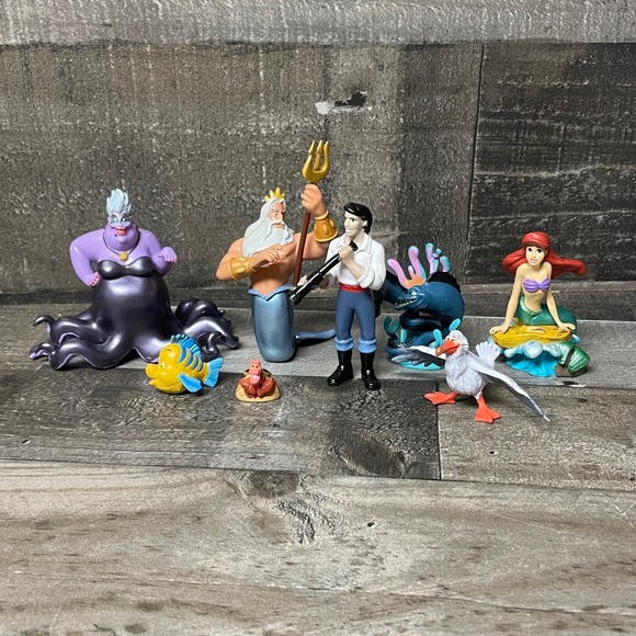 Disney | Toys | Disney The Little Mermaid Figurine Set Ariel Ursula ...
